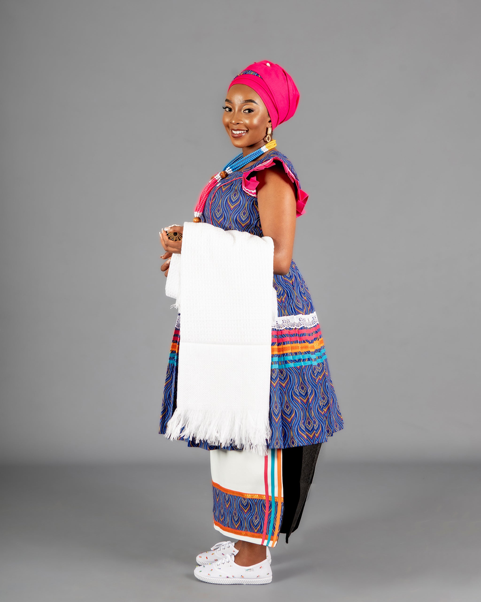 Letobolo Bridal White Shawl – MEDU